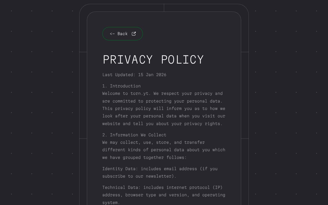 PRIVACY POLICY